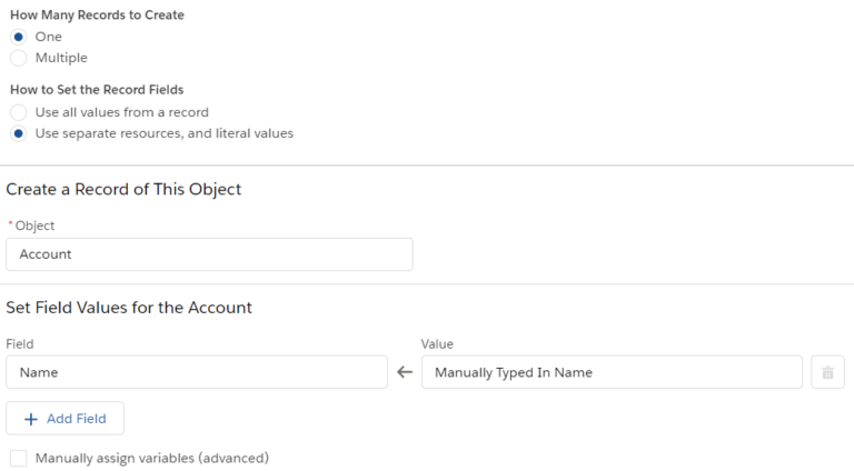 Flow How To Use Create Records Salesforce Flowsome