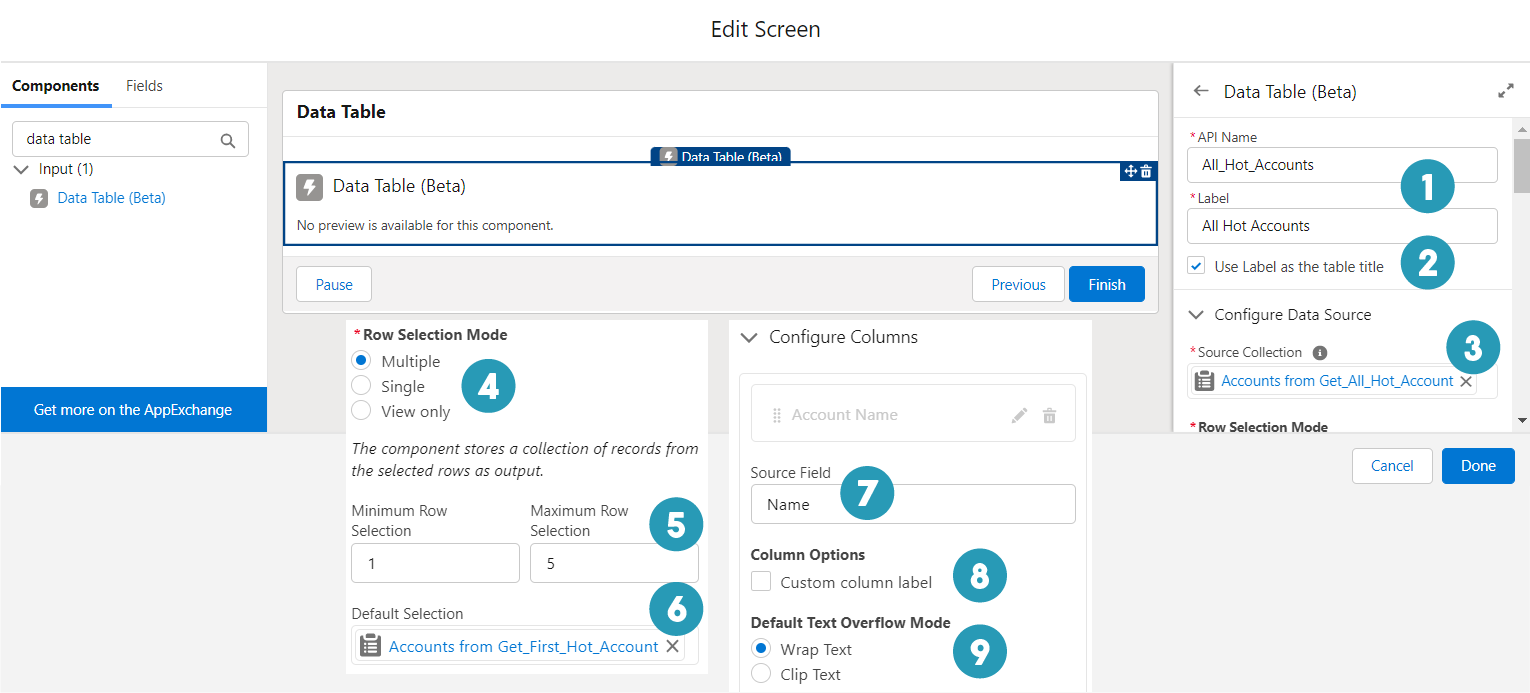 Flow How To Use Data Table Salesforce Flowsome